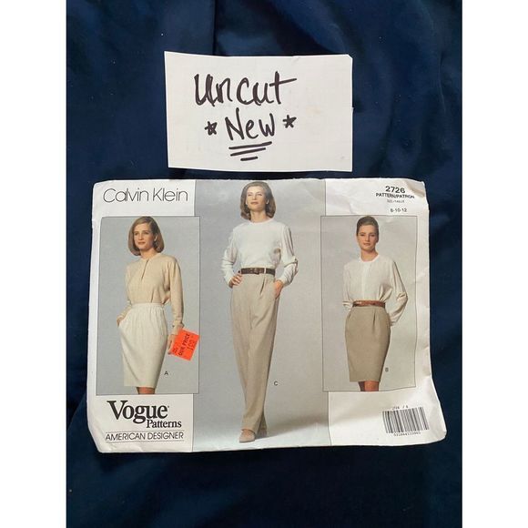 Vogue Patterns | Office | Vintagevogue Calvin Klein Skirt Sewingpattern ...